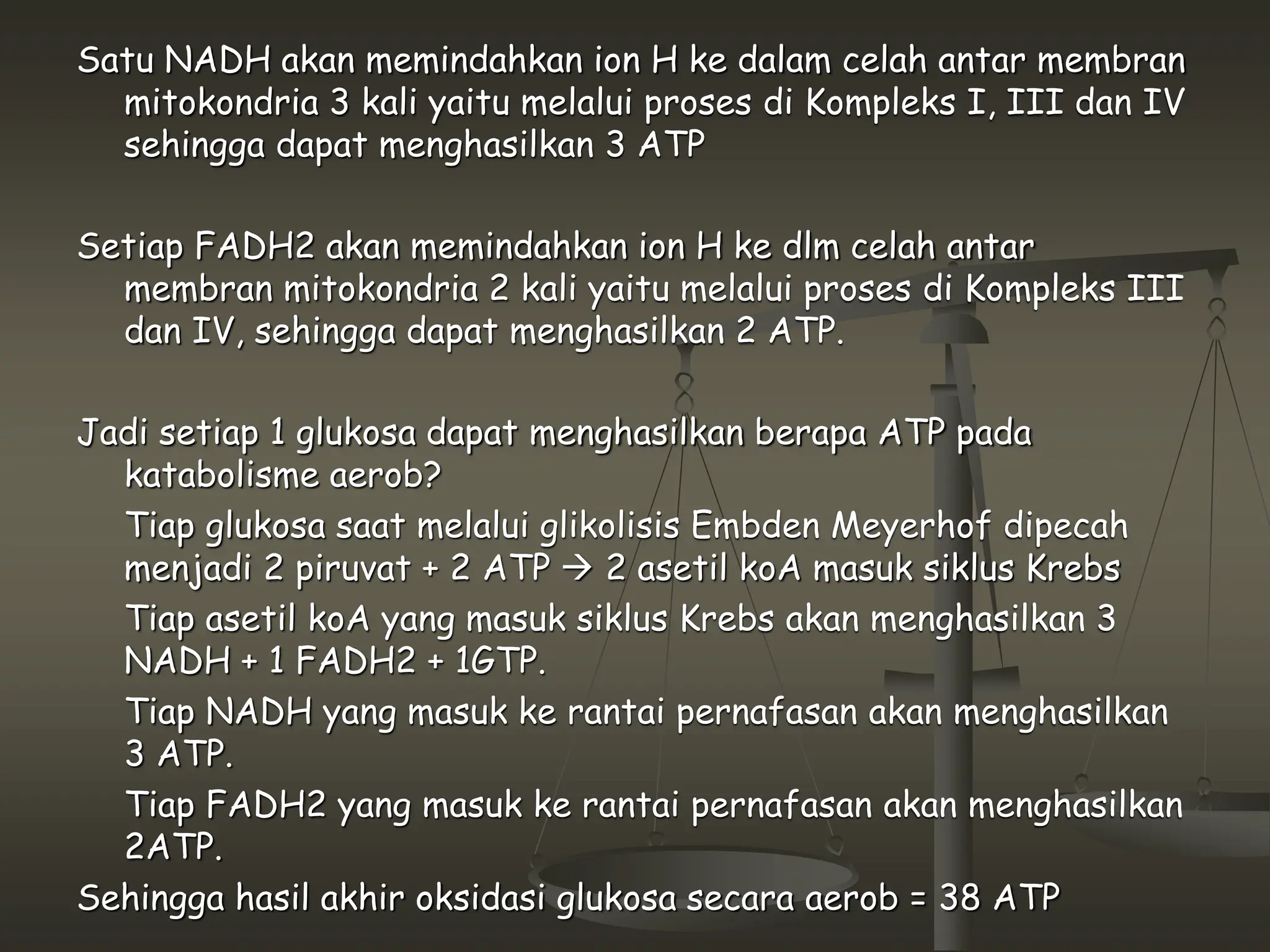 ++ Biokimia - Bio Energetika Rantai Respirasi & Fosforilasi Oksidatif.ppt