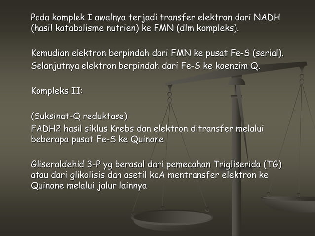 ++ Biokimia - Bio Energetika Rantai Respirasi & Fosforilasi Oksidatif.ppt