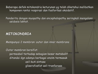 ++ Biokimia - Bio Energetika Rantai Respirasi & Fosforilasi Oksidatif.ppt