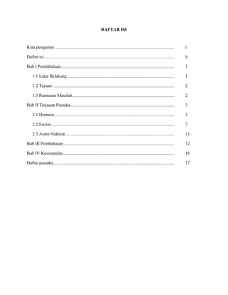 makalah peranan hormon , enzim dan asam nukleat pada metabolisme tubuh ...