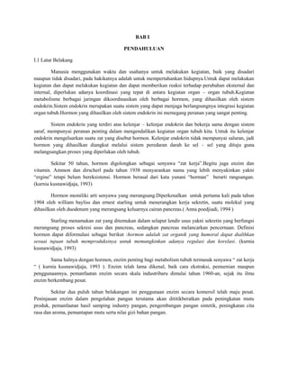 makalah peranan hormon , enzim dan asam nukleat pada metabolisme tubuh ...