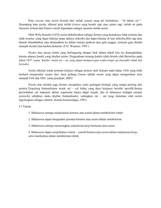 makalah peranan hormon , enzim dan asam nukleat pada metabolisme tubuh ...