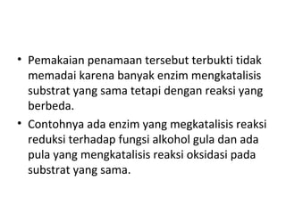 Biokimia enzim | PPT