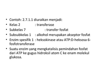 Biokimia enzim | PPT