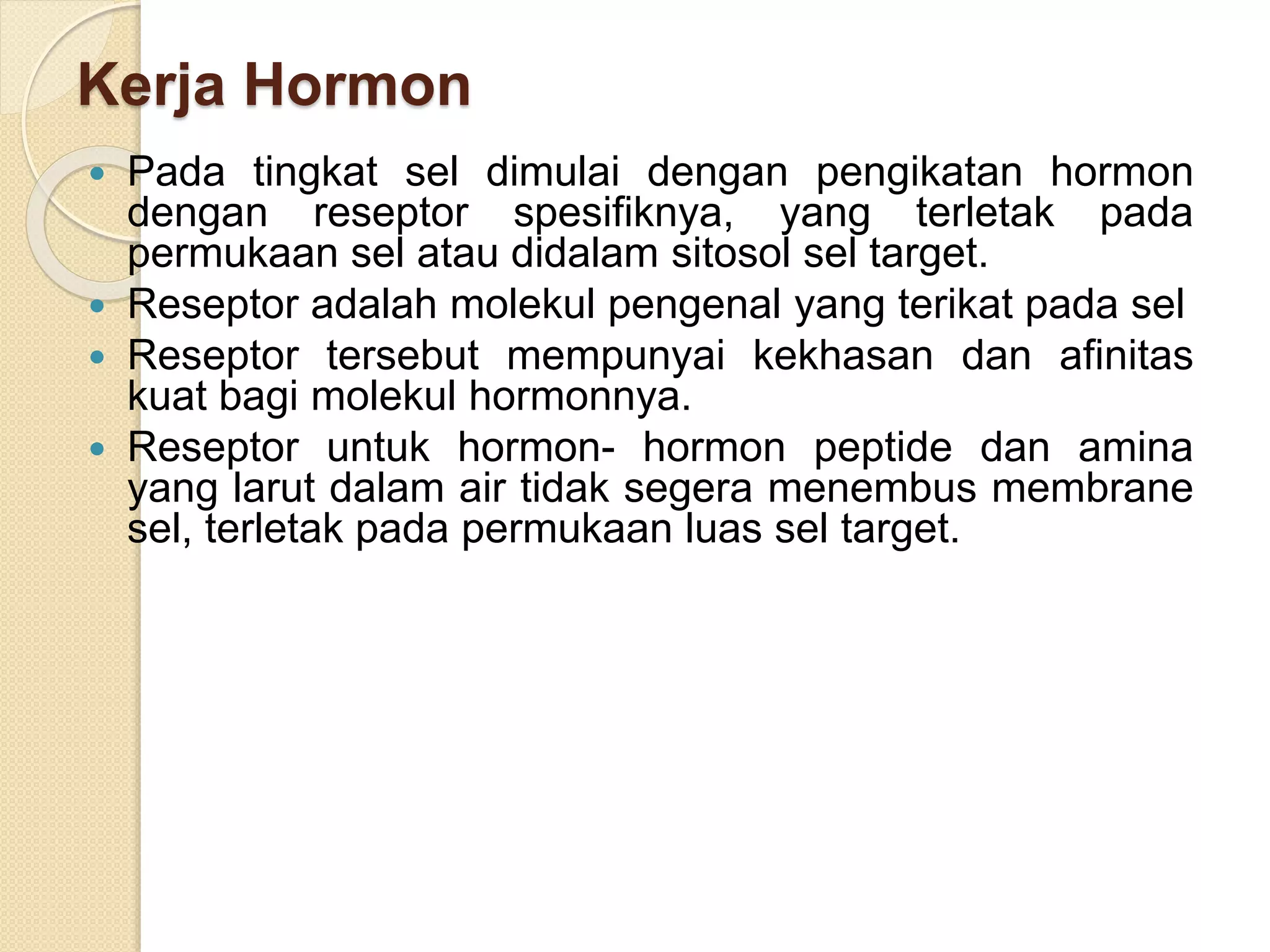 Biokimia Hormon | PPTX