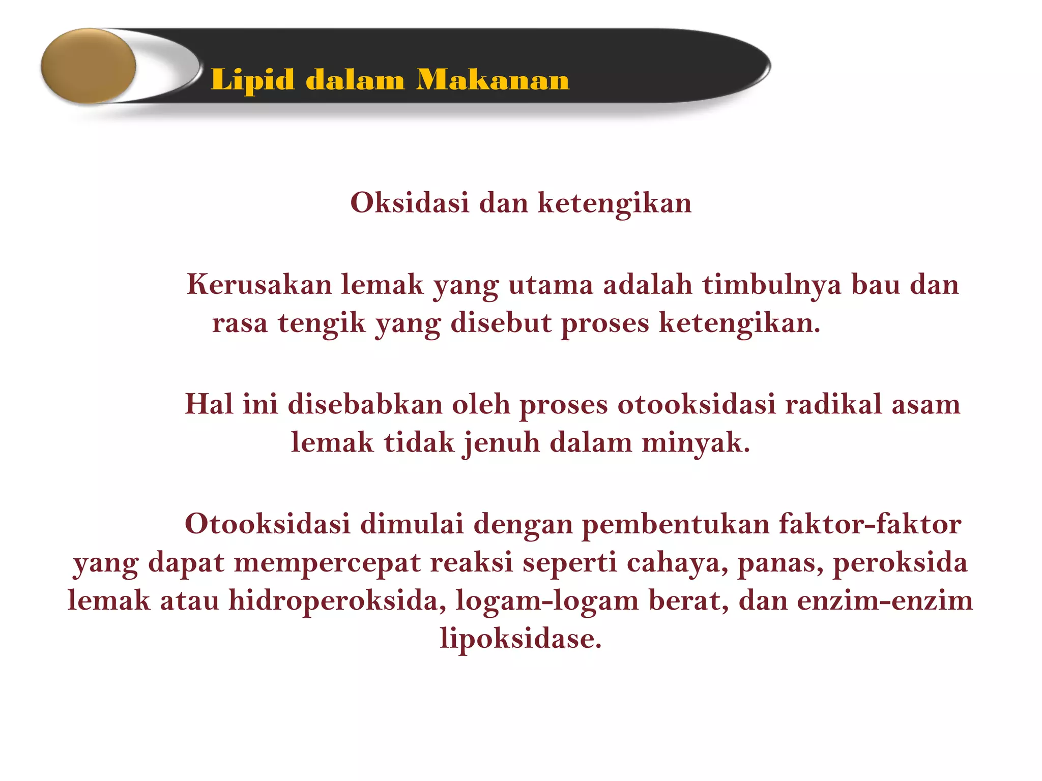 Biokimia i lipid | PPT