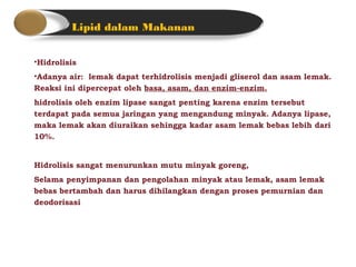 Biokimia i lipid | PPT