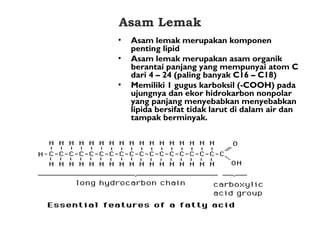 Biokimia i lipid | PPT
