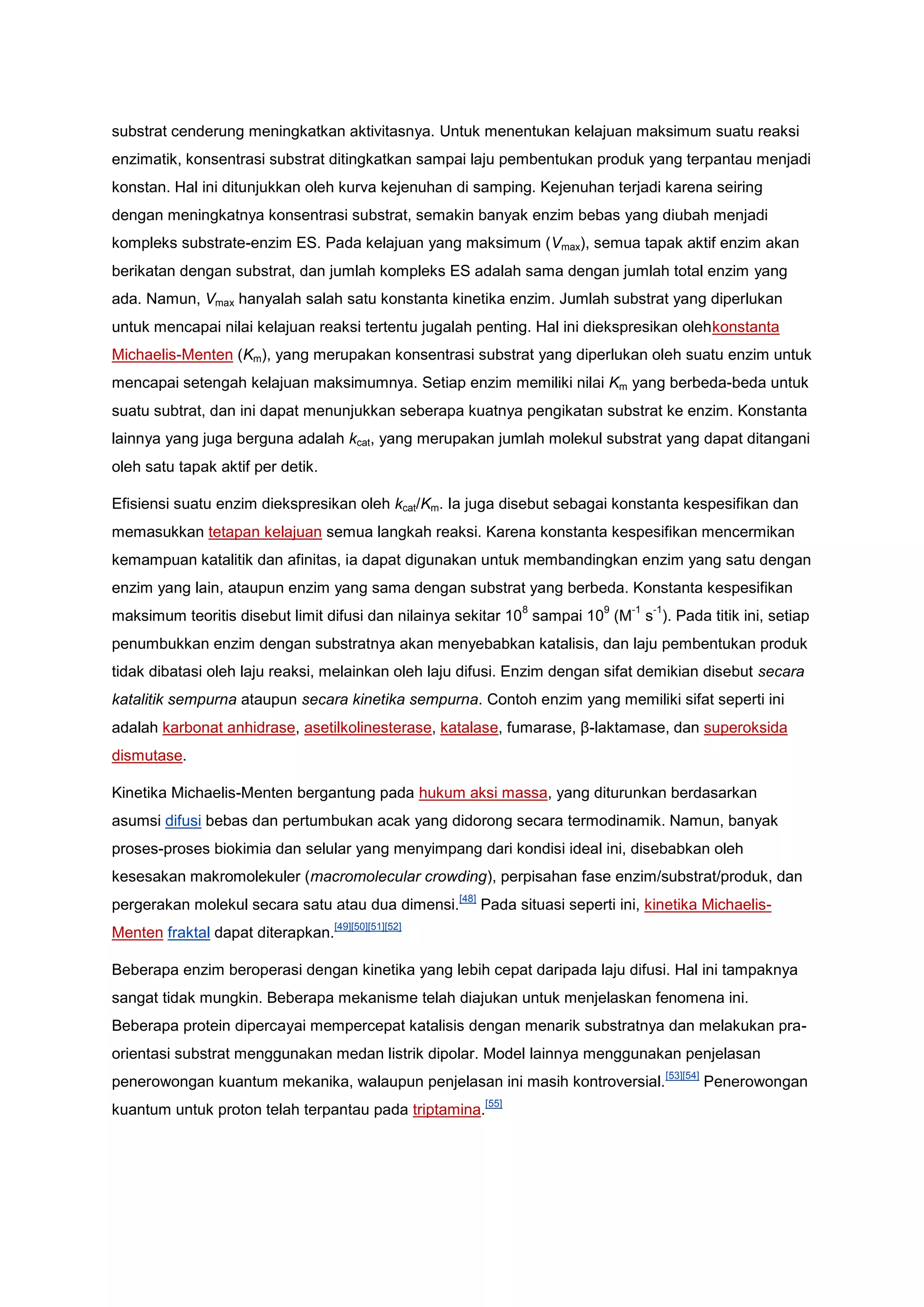 Biokimia inhibisi enzim dan mekanisme reaksi | DOCX