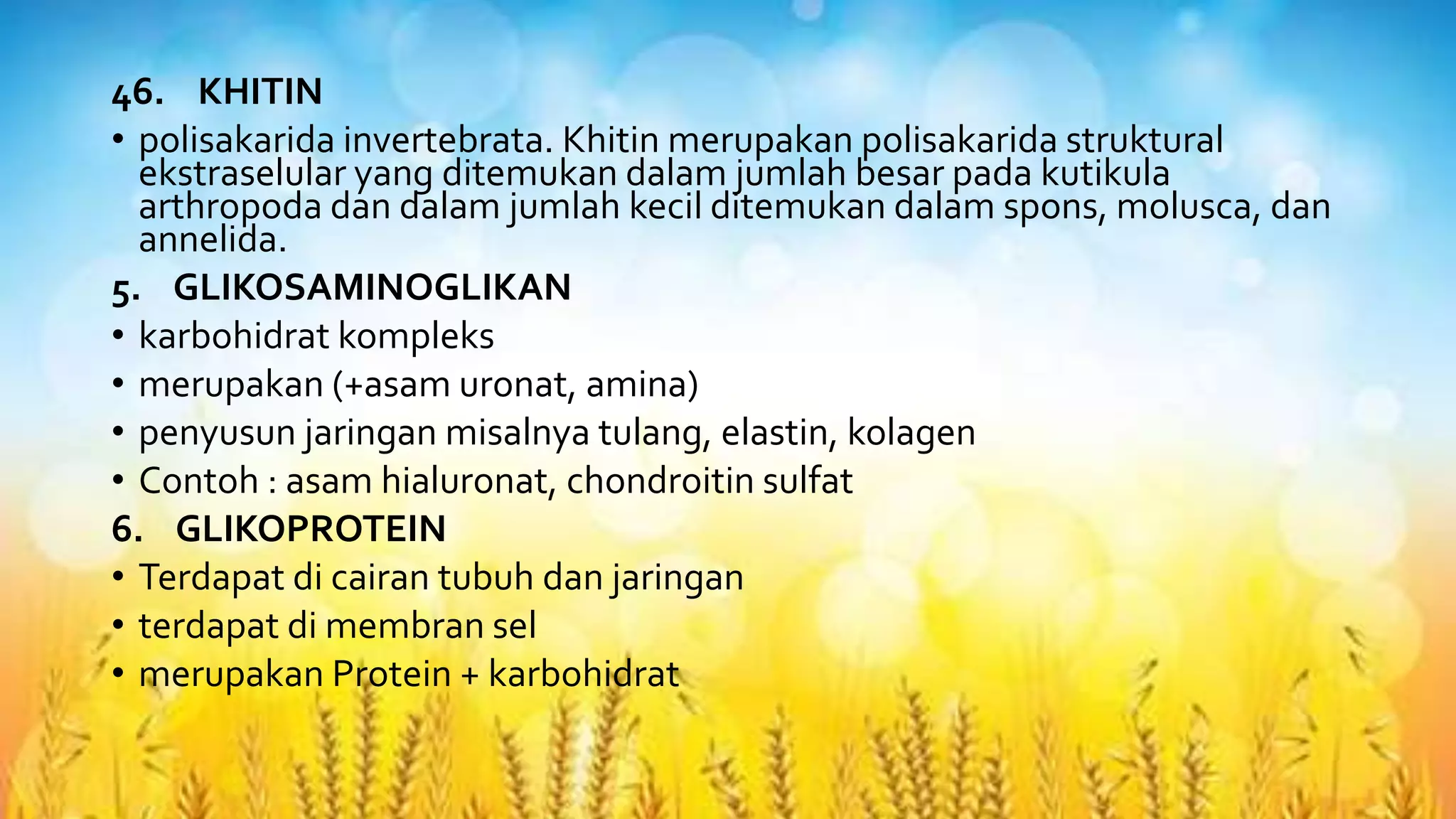 Karbohidrat (BIOKIMIA) | PPTX