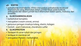 Karbohidrat (BIOKIMIA) | PPTX