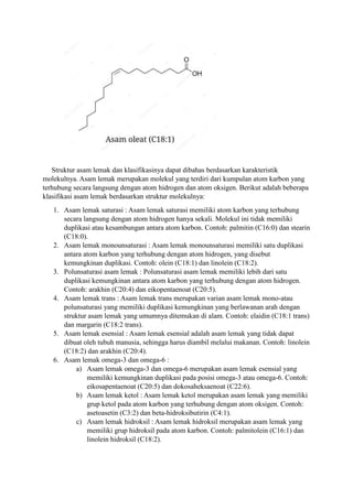 makalah biokimia tentan struktur dan fungsi asam lemak dan lipida. 4.docx