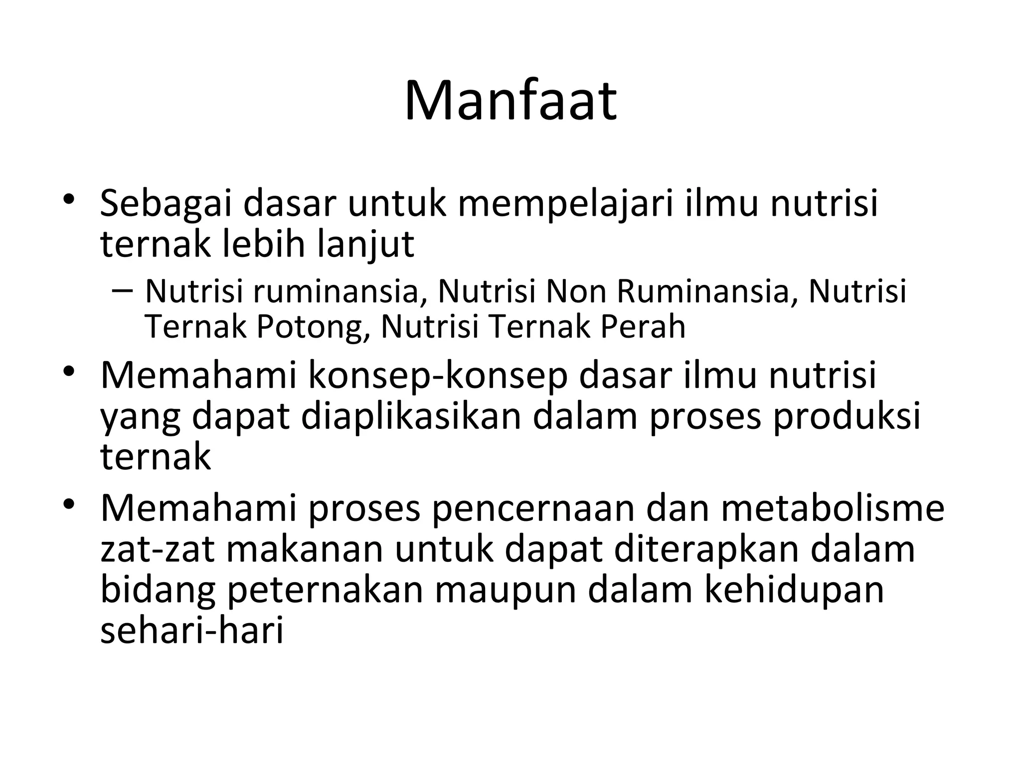 Biokimia nutrisi pendahuuan (1) | PPT