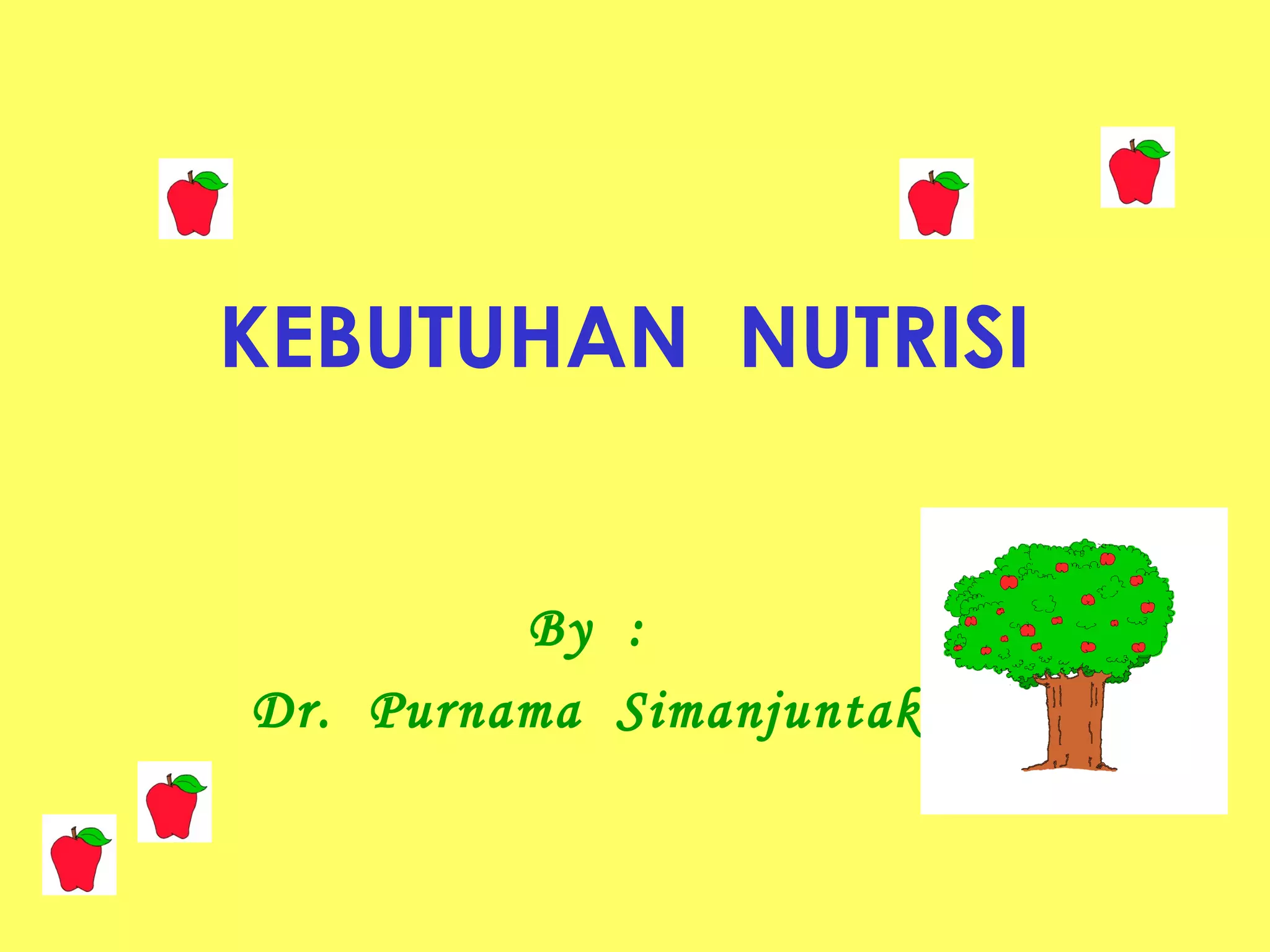 Biokimia nutrisi1 | PPT
