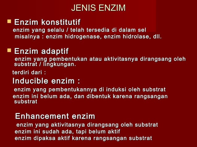 Biokimia, sel, biomolekul, enzim dan air | PPT
