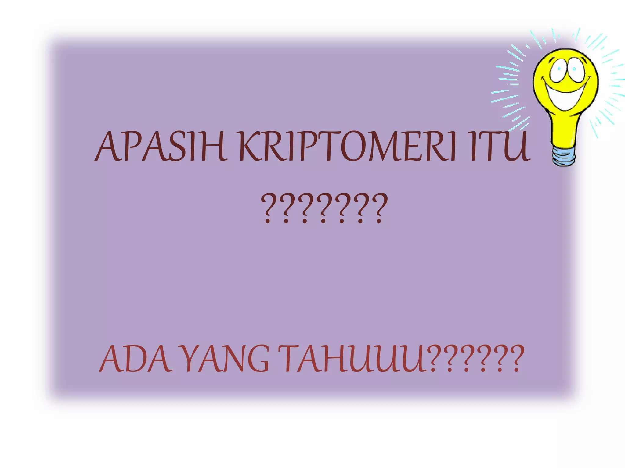 Biokriptomeri | PPTX