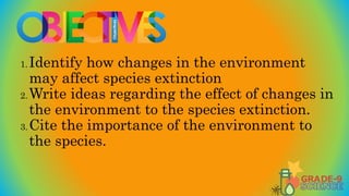 animal Extinction | PPTX