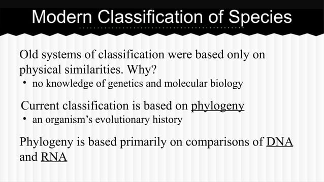 Biol - Unit 9 (Taxonomy) Biology (Classification of living thing ...
