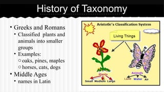 Biol - Unit 9 (Taxonomy) Biology (Classification of living thing ...