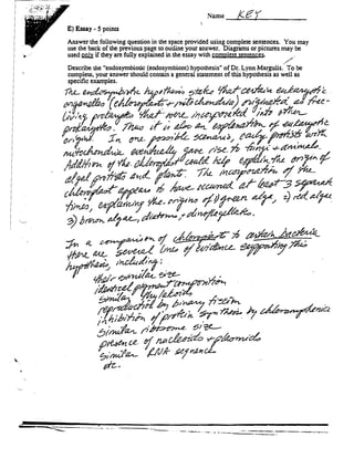 Biol 102 midterm (1993) | PDF