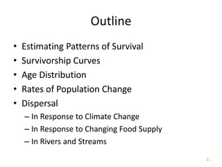Lecture 9: Population Ecology | PPTX