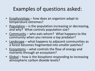 Biol208 lecture2 introduction_toecology | PPT