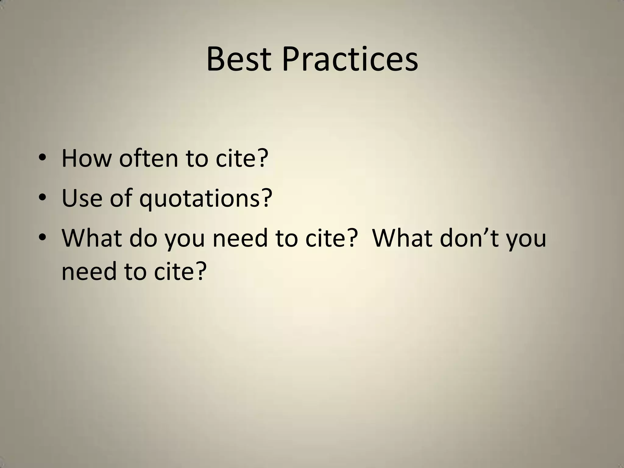 Biol 342 - Citing Sources NLM Style - Bibliographies and In-Text ...