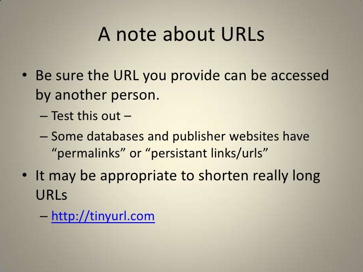 Biol 342 - Citing Sources NLM Style - Bibliographies and In-Text Cita…