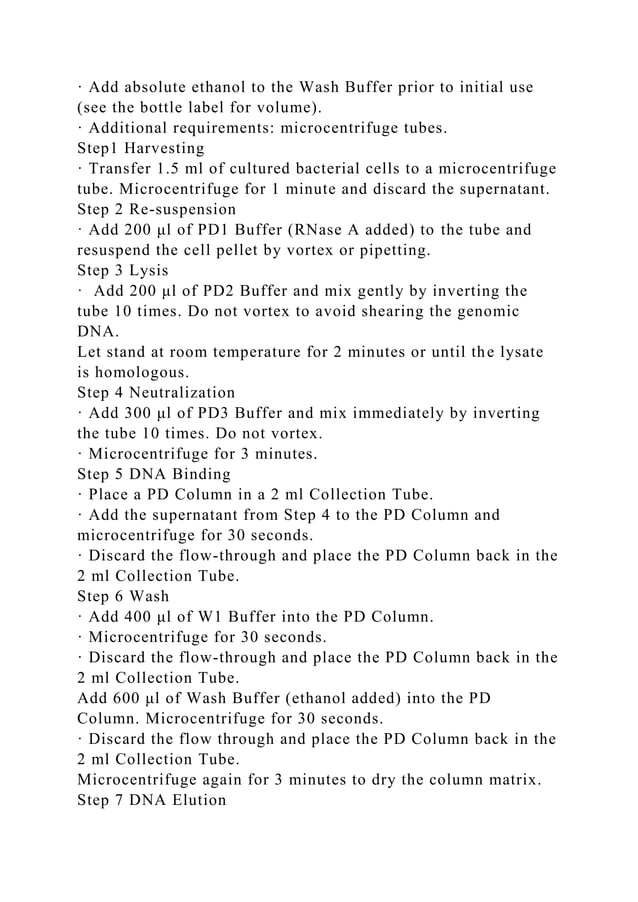 Biol 390 – Lab 8 Restriction Digest and Gel Electrophoresis .docx ...