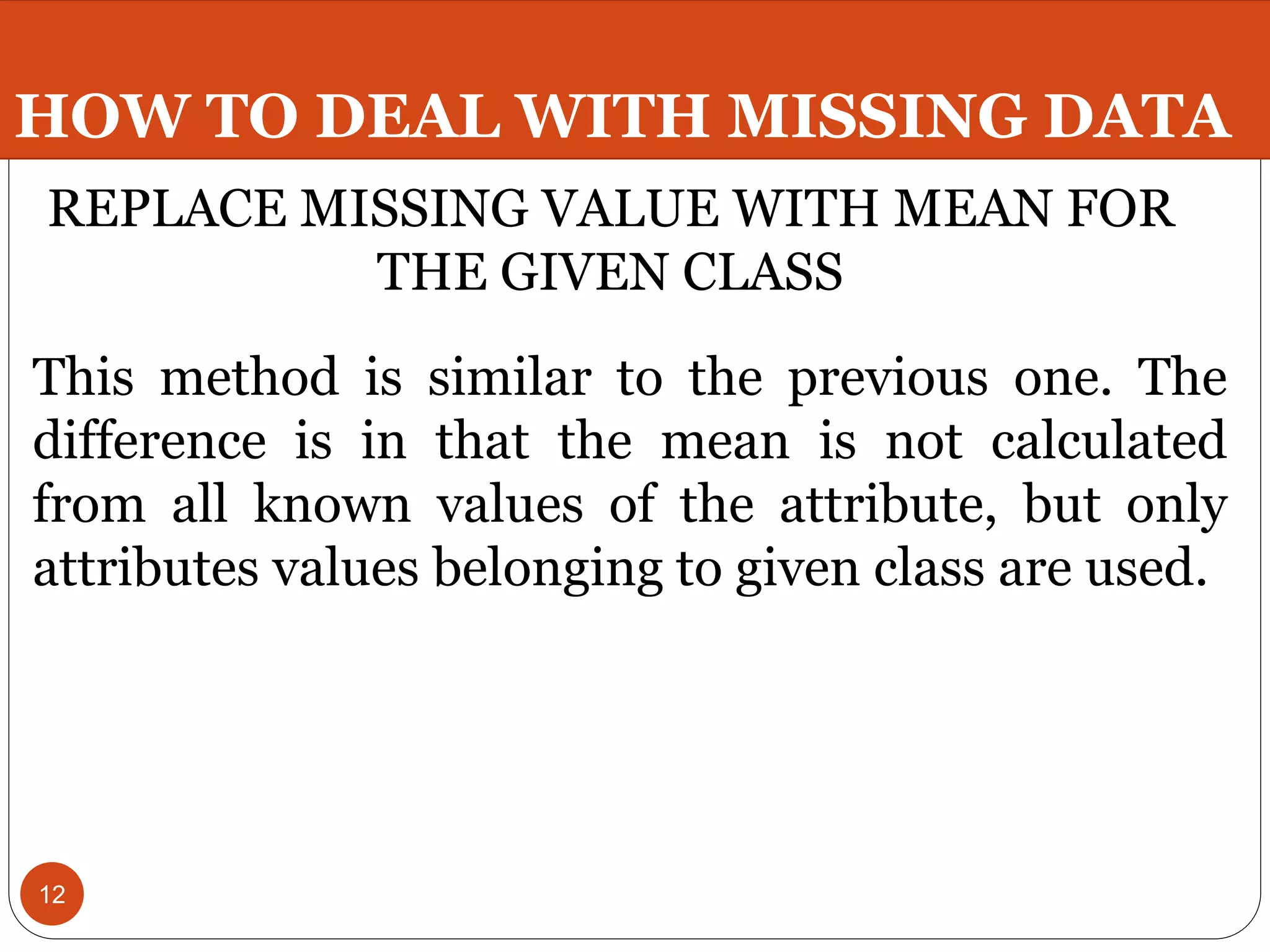 Missing Data and Causes | PPTX