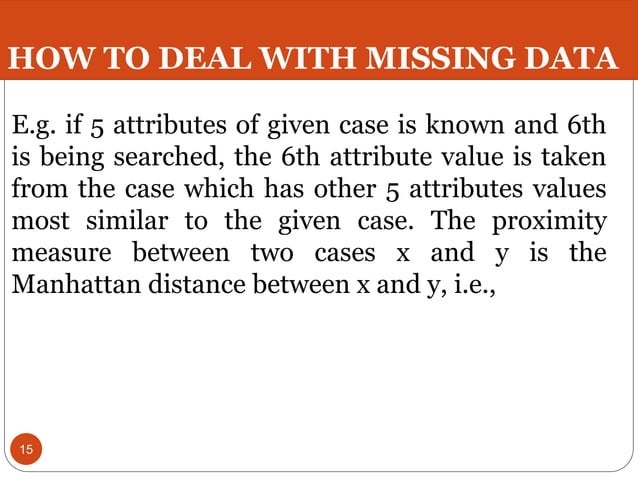 Missing Data and Causes | PPTX