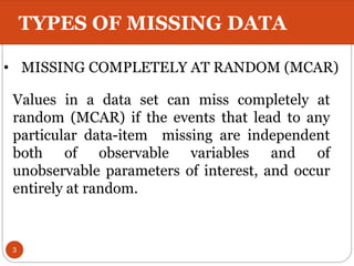 Missing Data and Causes | PPTX
