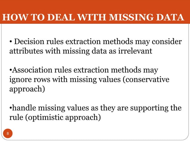 Missing Data and Causes | PPTX