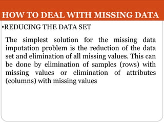 Missing Data and Causes | PPTX