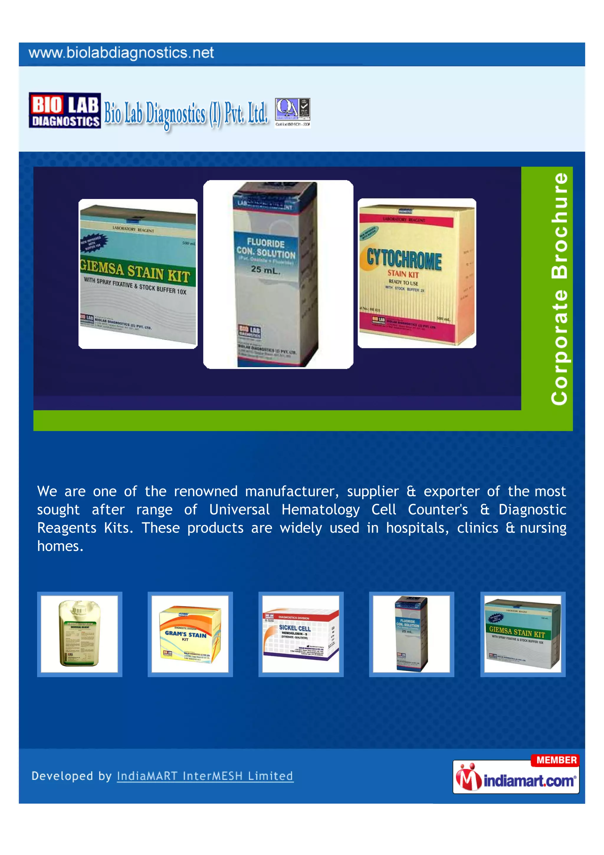 Bio Lab Diagnostics India Private Limited, Mumbai, Universal Hematology ...
