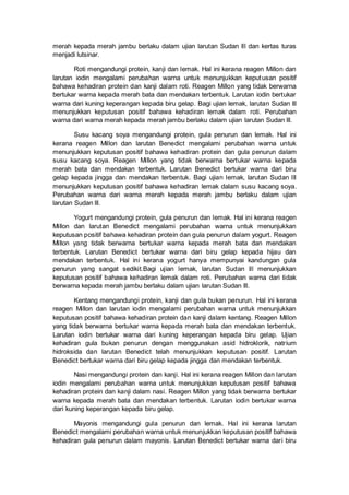 Bio laporan amali ujian makanan | DOCX