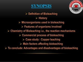 Bioleaching | PPTX
