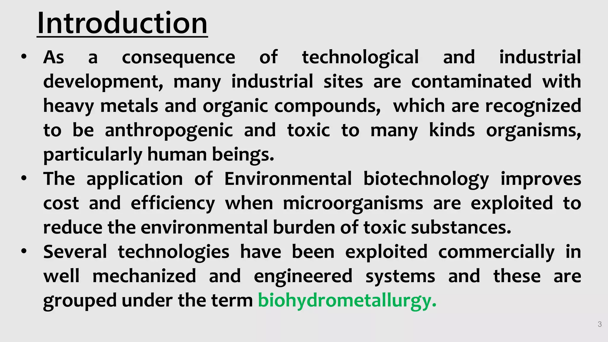 Bioleaching | PPTX