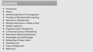 Bioleaching | PPTX