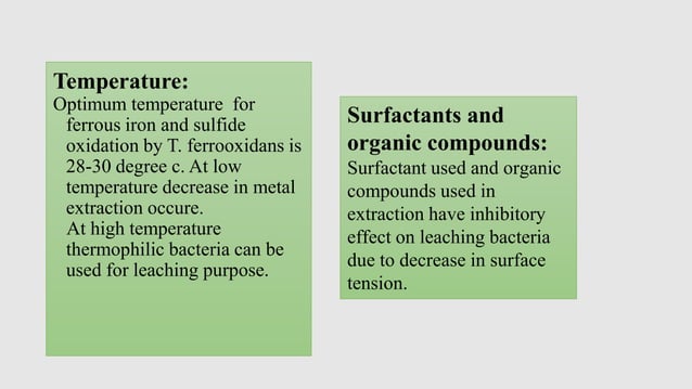Bioleaching | PPTX