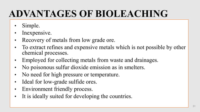 Bioleaching | PPTX