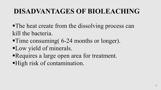 Bioleaching | PPTX