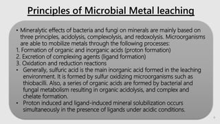 Bioleaching | PPTX