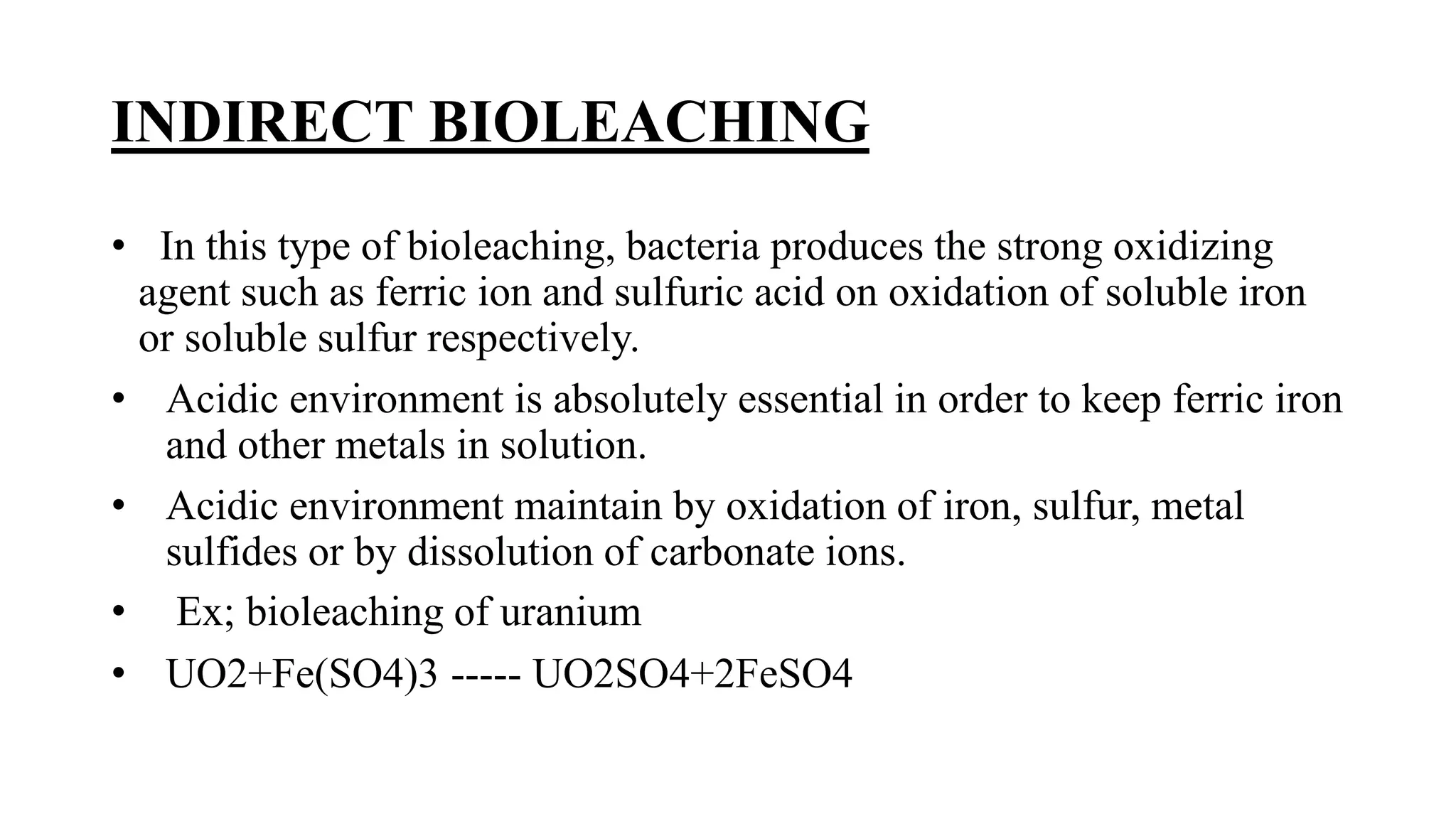Bioleaching | PPTX