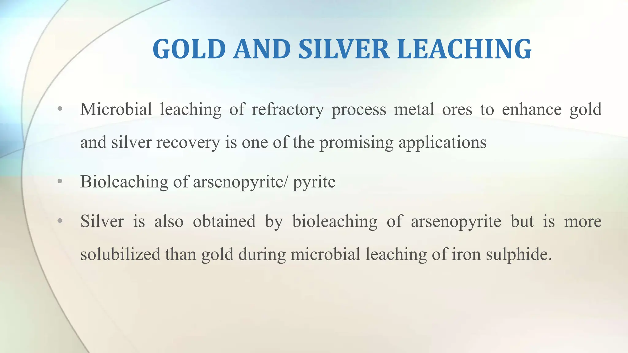 BIOLEACHING.pptx MICROBIAL LEACHING, RECYCLING TECHNIQUES | PPTX