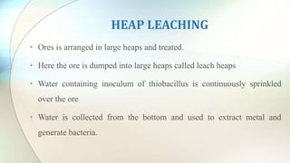 BIOLEACHING.pptx MICROBIAL LEACHING, RECYCLING TECHNIQUES | PPT