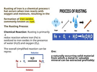 Bioleaching and biomining, process of rusting, | PPTX