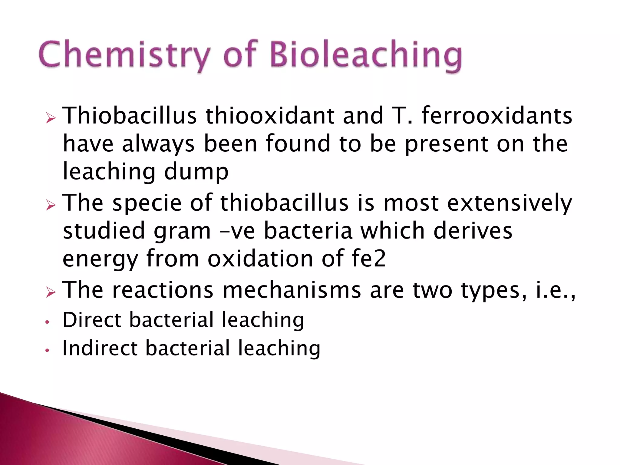 Bioleaching | PPTX