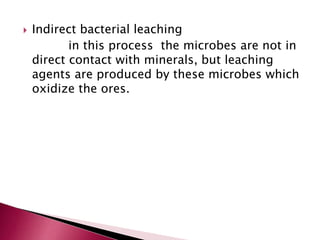 Bioleaching | PPTX