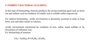 bioleaching | PPTX